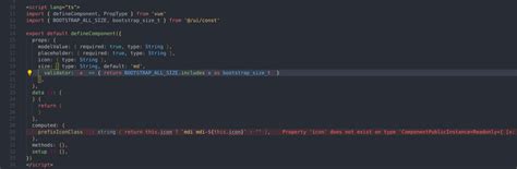 Vue3 Props Type Inference Breaks If Custom Validator Is Present · Issue 2738 · Vuejscore