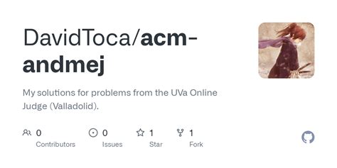 github davidtoca acm andmej my solutions for problems from the uva online judge valladolid