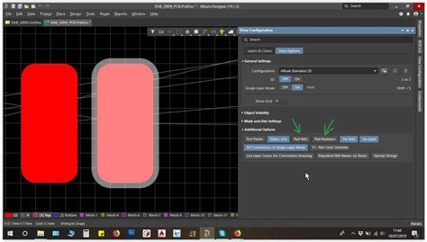 ALTIUM Do Not Show Nets Name And Pads Number