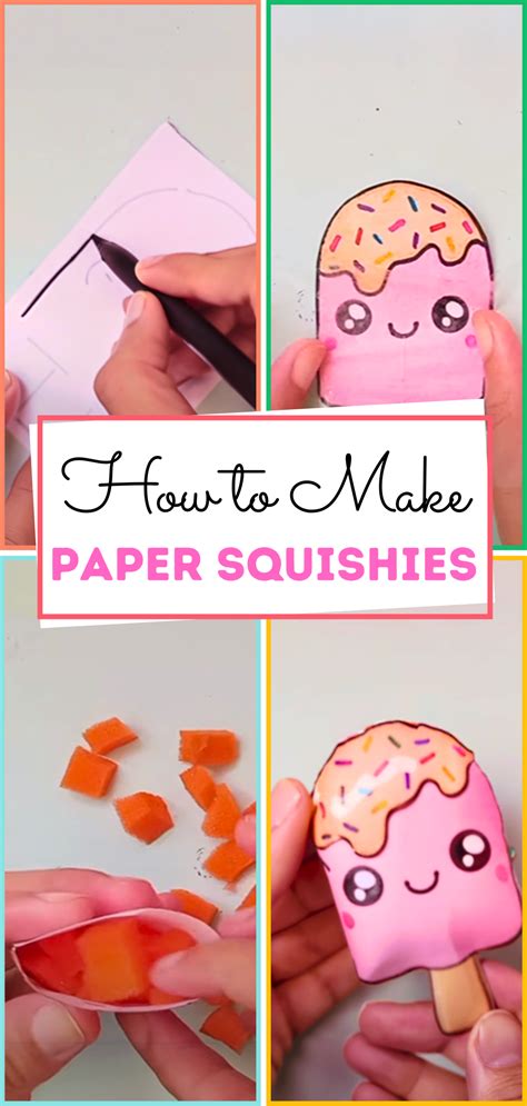 How To Make Paper Squishies The Craft Blog