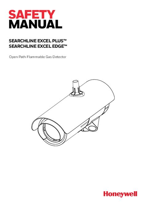 Honeywell Searchline Excel Plus And Edge Gas Detector Safety Manual