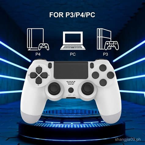 Wireless Gamepad With Axis Gyroscope PC Joystick Touchpad Dual Vibration For PS PS PC No