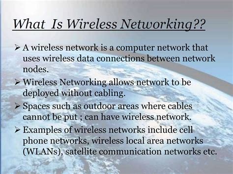 wireless network ppt