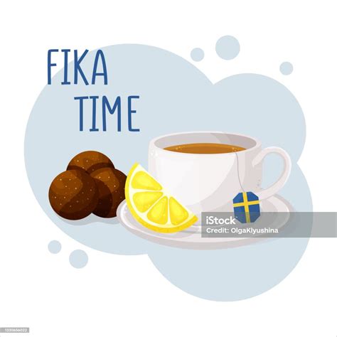 커피 또는 차와 초콜릿 공 한 잔 커피 브레이크 개념 귀여운 아침 식사 음식의 고립 된 손으로 그린 벡터 일러스트 벡터 일러스트레이션 커피 시간에 대한 스톡 벡터 아트 및