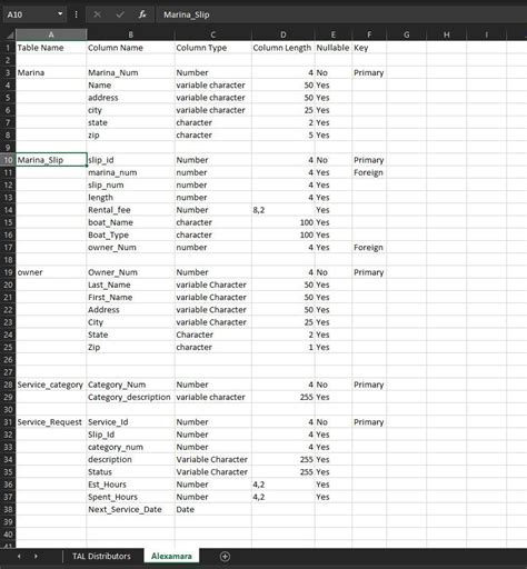 Solved Using The Data Definitions Descriptions In The Excel