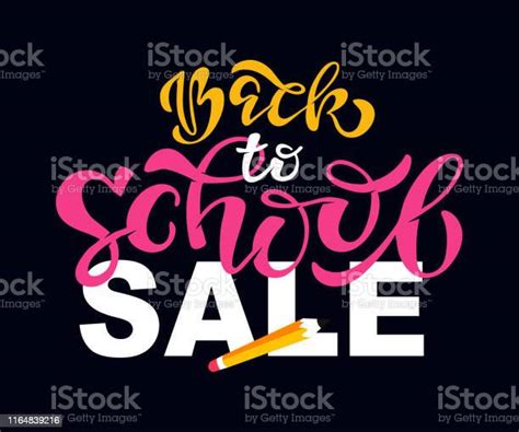 학교 판매로 돌아가기 귀여운 손으로 그린 낙서 문자 템플릿 포스터 아트 배너 9월에 대한 스톡 벡터 아트 및 기타 이미지 9월 가을 개념 Istock