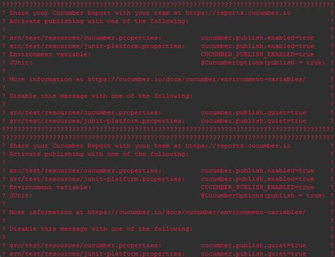 Bombarded By Share Cucumber Report Message · Issue 2532 · Cucumbercucumber Jvm · Github