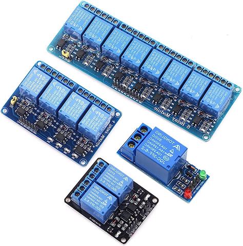 Ilame Módulo De Relé De 5v 12v 1 2 4 6 8 Canales Con Salida De Relé