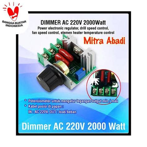 Jual Dimmer Ac 220v 2000 Watt Shopee Indonesia