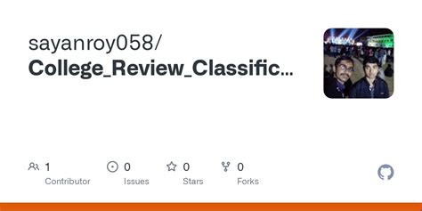 Github Sayanroy058 College Review Classification