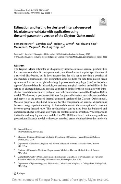 estimation and testing for clustered interval censored bivariate