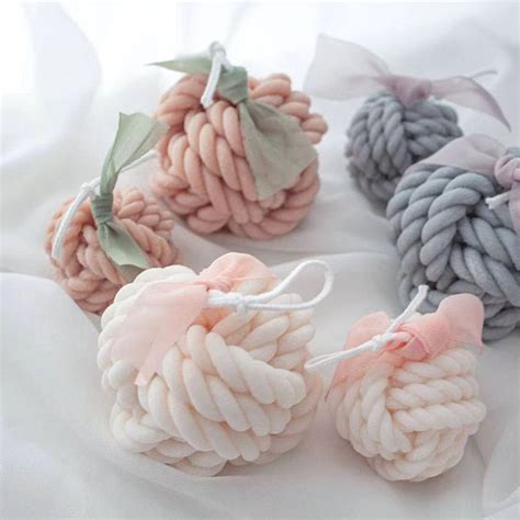 양모 모양 양초 실리콘 몰드 Diy 향기 나는 양초 몰드 수제 석고 석고 석고 아로마 테라피 비누 만들기 왁스 몰드 Aliexpress