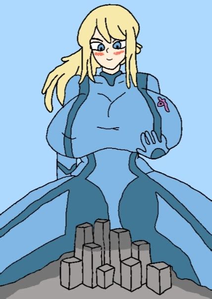 Giantess Thicc Samus Recreated By Gadismenggambar On Deviantart