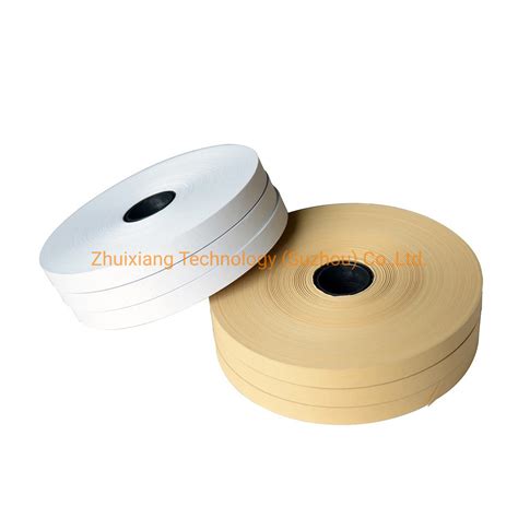 Hot Melt Adhesive Paper Banding Tape Roll For Bundling Currency Kraft
