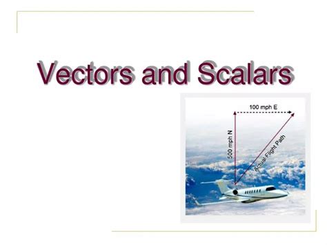 PPT Vectors And Scalars PowerPoint Presentation Free Download ID 2457072