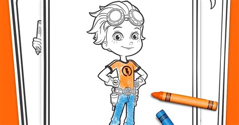 Rusty Rivets Coloring Pack Nickelodeon Parents