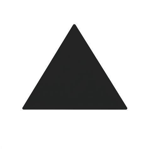 Black Triangle Shape Premium Ai Generated Image
