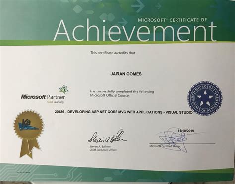 Jairan Gomes On Linkedin 20486 Developing Aspnet Mvc Web Applications