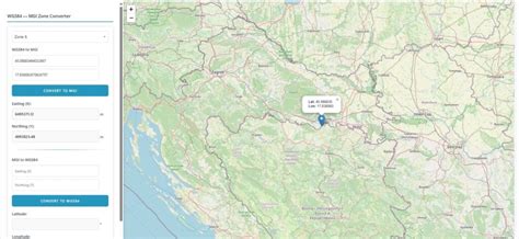 Geographic Coordinate Conversion Tools WGS84 MGI Map Converter GeographyTech