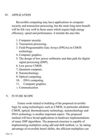 A Review On Reversible Logic Gates And Their Implementation PDF
