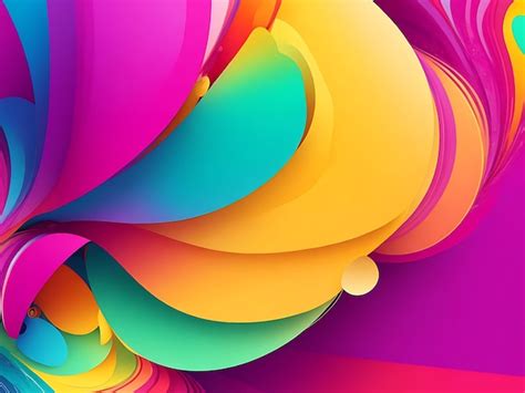 Premium Ai Image Abstract Colorful Background Ai Generated