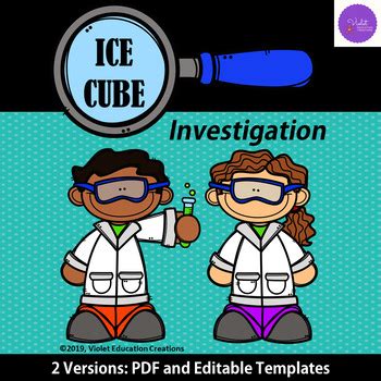 Ice Cube Experiment By Violet Education Creations TpT