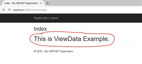Passing Data Using Viewdata Viewbag Tempdata Session Variables In