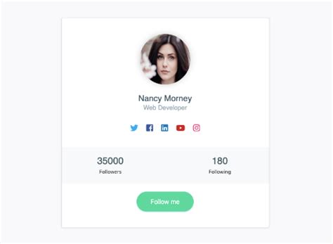 Bootstrap 5 Social Media Icons In Navbar Example