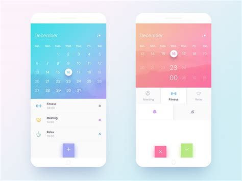 Calendar Design App Ui Design App Design Mobile App Design