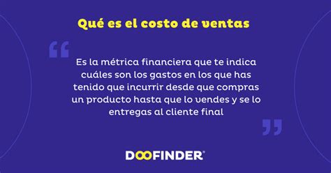 Costo De Ventas Qué Es Y Fórmula Para Calcularlo