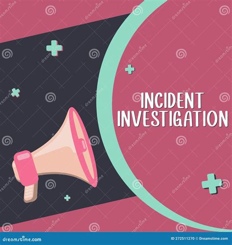 Writing Displaying Text Incident Investigation Internet Concept Responsible For The Integrity