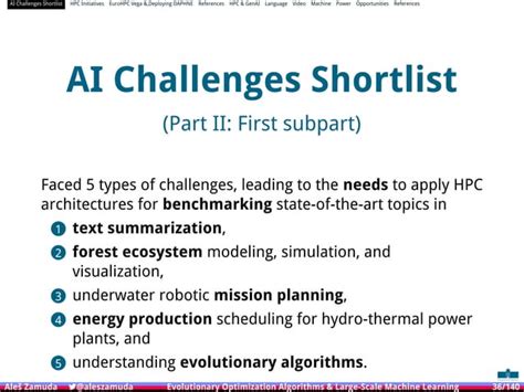 Evolutionary Optimization Algorithms And Large Scale Machine Learning