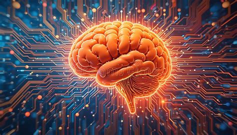 Brain And Circuit Board Artificial Intelligence Brain Neural Network
