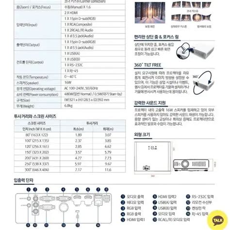 Video Projector 프로젝트 스크린 통합리모콘 영화 공연 On Bunjang With Safe Global Shipping