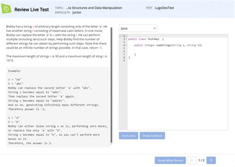 Live Coding Tests Technical Interview Platform