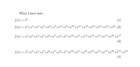 Math Mode Wide Equations And Fleqn Left Margin Alignment TeX LaTeX Stack Exchange