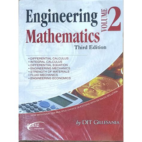 Engineering Mathematics Volume 2 By Dit Gillesania Shopee Philippines