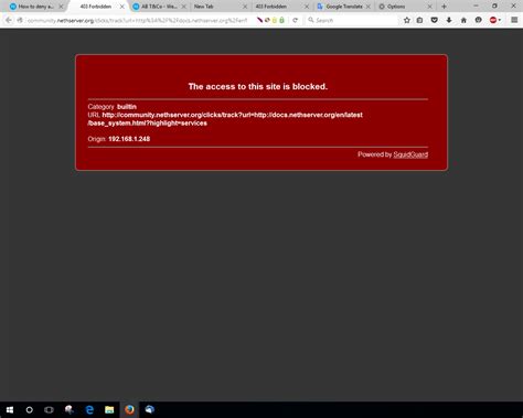 Facebook Blocking Page 2 Support Nethserver Community