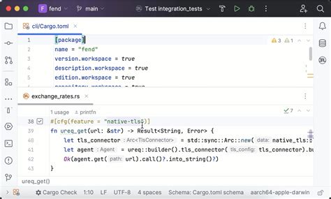 Working With Toml Files Rustrover Documentation