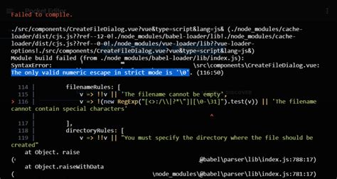 How To Handle Javascript Syntax Error The Only Valid Numeric Escape In