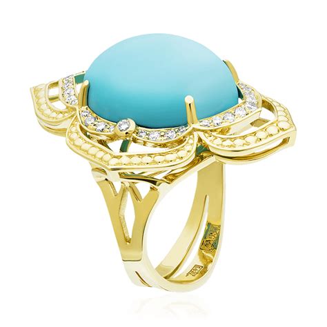 Ювелирные украшения с бирюзой - купить в Москве | Diamonds Are Forever