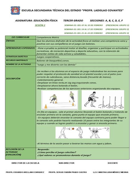 S2sem3educaciÒn FÌsica Mali A B C D E F Pdf