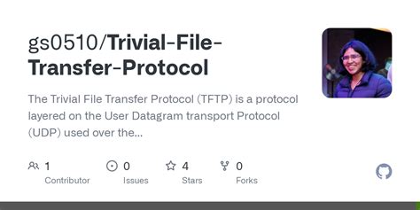 Github Gs Trivial File Transfer Protocol The Trivial File Transfer Protocol Tftp Is A