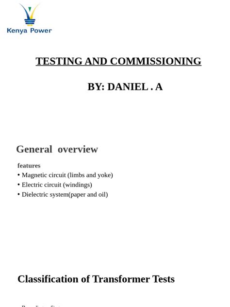 Testing Commissioning Pdf