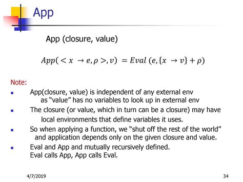Programming Languages And Compilers Cs 421 3 Closures Evaluation