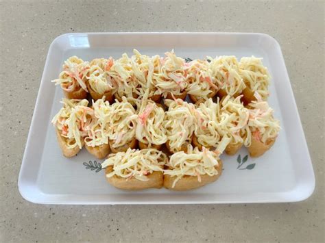 크래미유부초밥 만들기