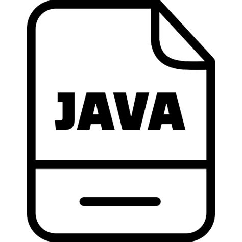 Java File Format Icon SVG Vector PNG Free Download UXWing