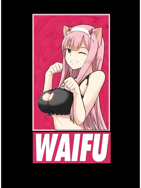 Zero Two Waifu Art Print For Sale By Weaboomean Redbubble