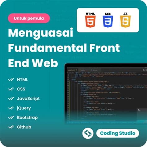 Kursus Front End Developer Bersertifikat Terbaik Coding Studio