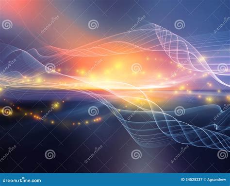 Acceleration Of Fractal Waves Stock Illustration Illustration Of Sine Stylish 34528237
